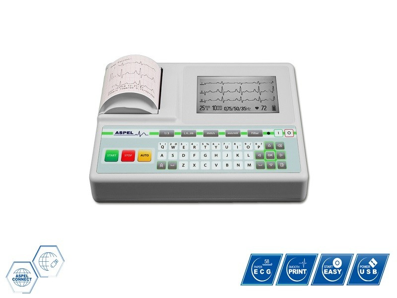 ASPEL ECG GREEN v.05.101 - aparat EKG